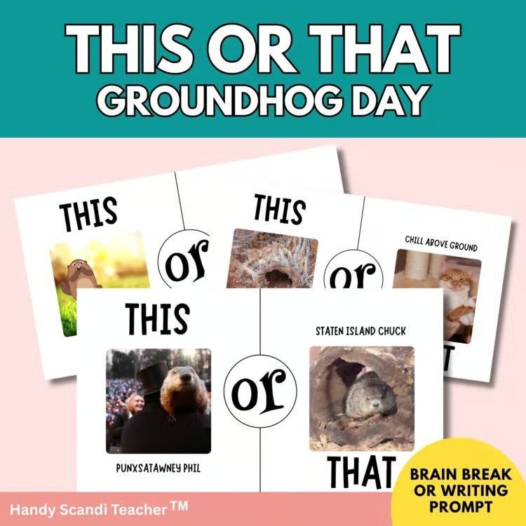 Groundhog Day Brain Break Game | Fun Classroom Movement Activity | SEL ...